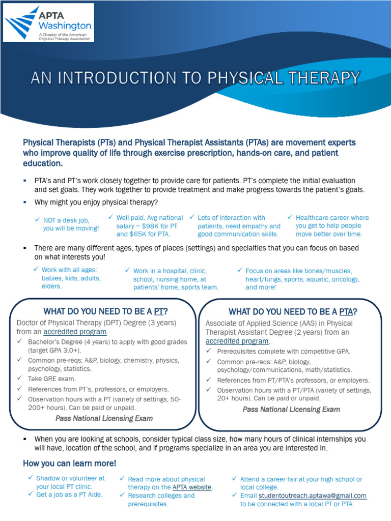 Physical Therapy Student Resource | PDF | Physical Therapy | Health Care