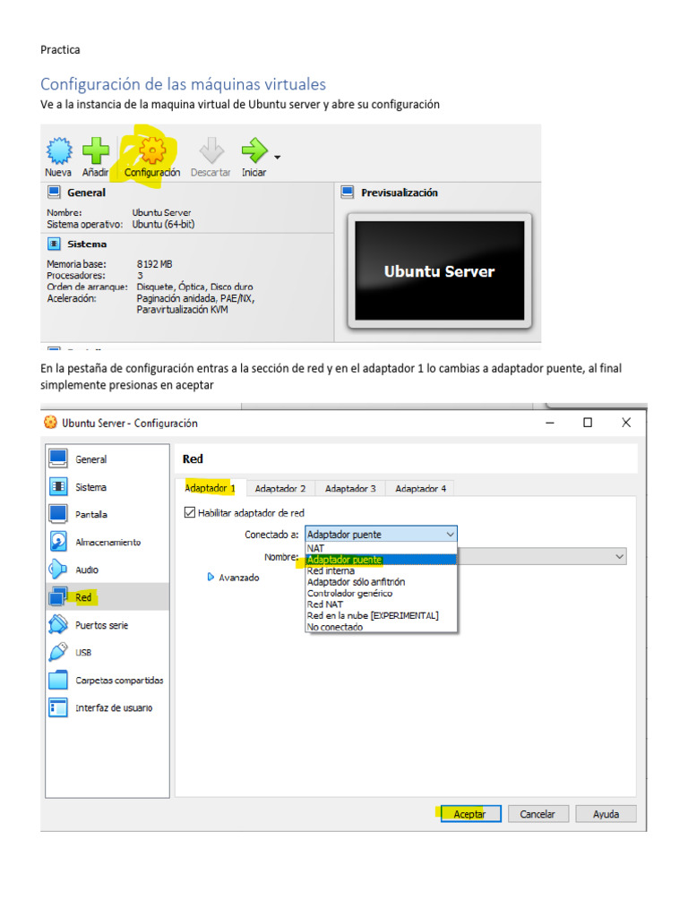 Practica Ubuntu (Avanzada) | PDF | Archivo de computadora | Interfaz de línea de comando