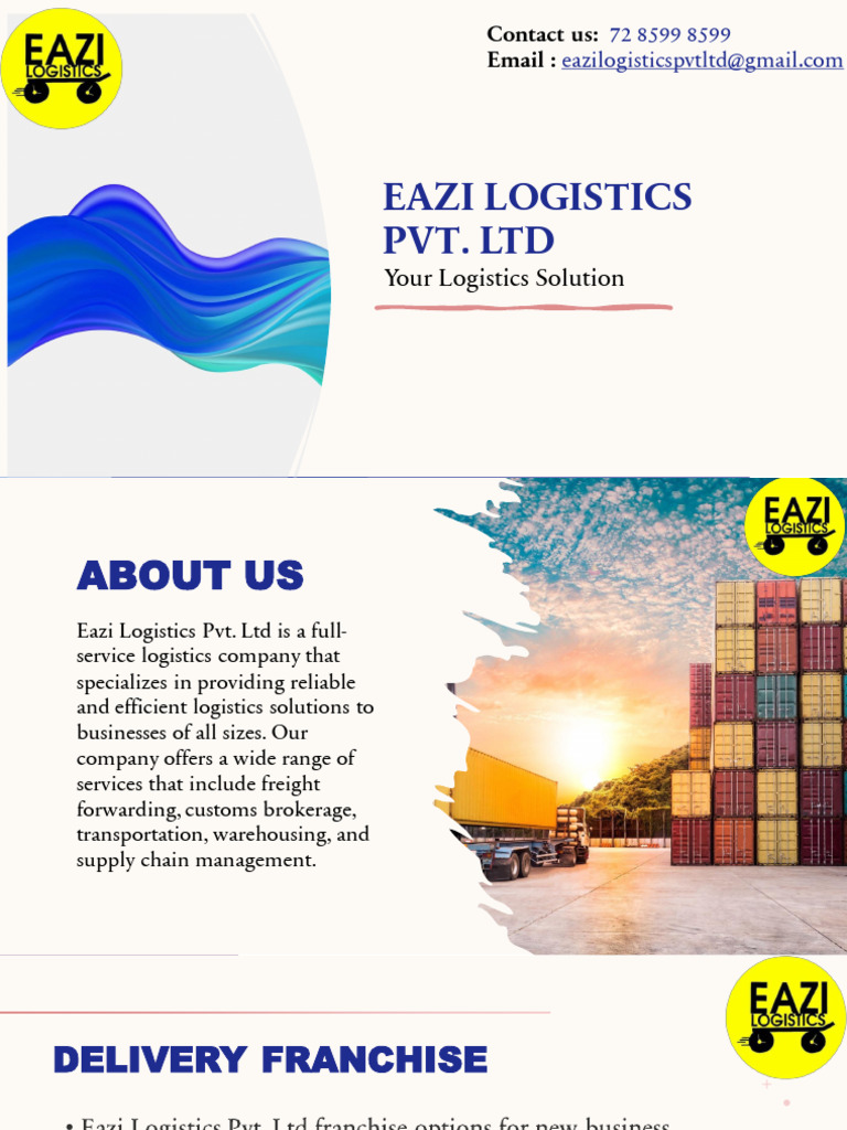 Logistics Presentation | PDF | Logistics | Warehouse