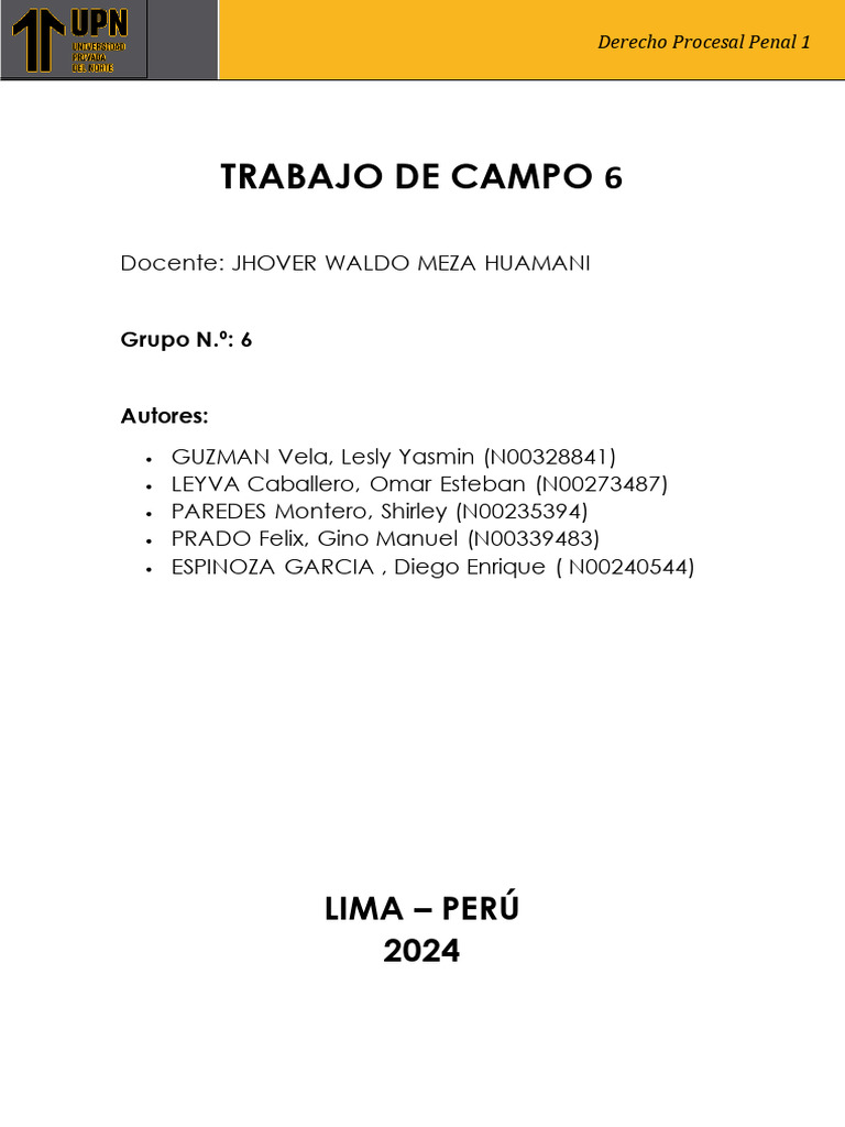 TC6 DPP1 | PDF | Fiscal | Debido al proceso