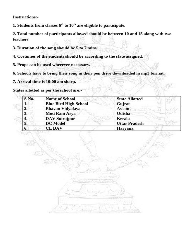 Instructions | PDF