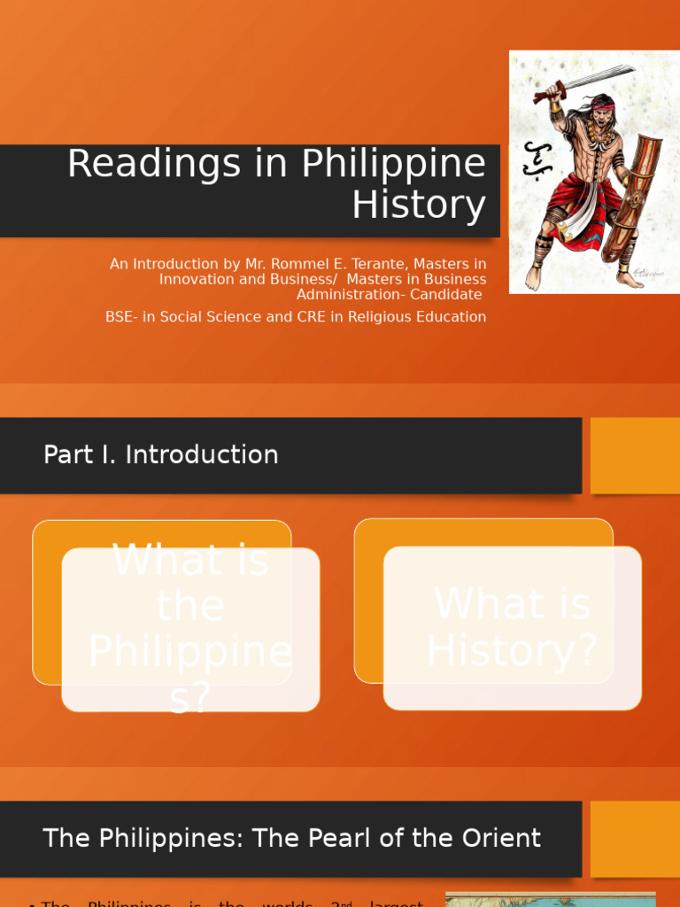 Readings in Philippine History Intro Slide | PDF | Historiography | Historian