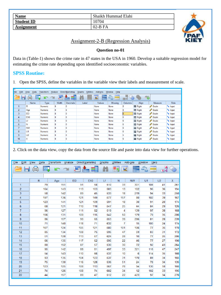 As 2 | PDF | Coefficient Of Determination | Errors And Residuals