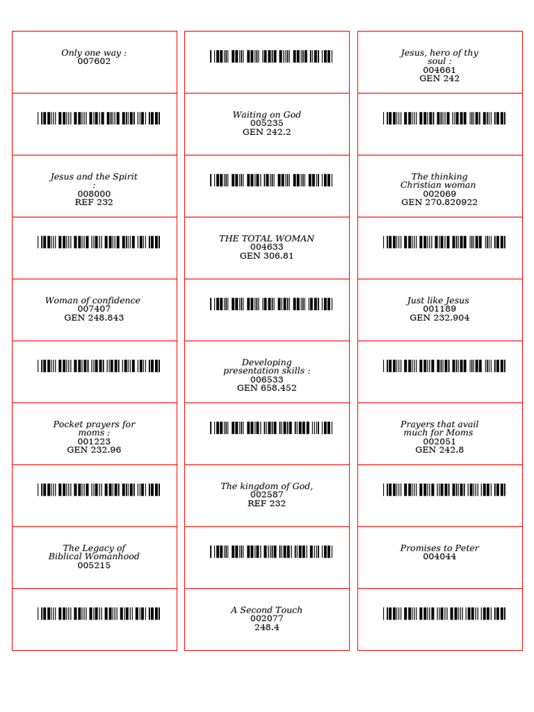 Label Batch 14 | PDF