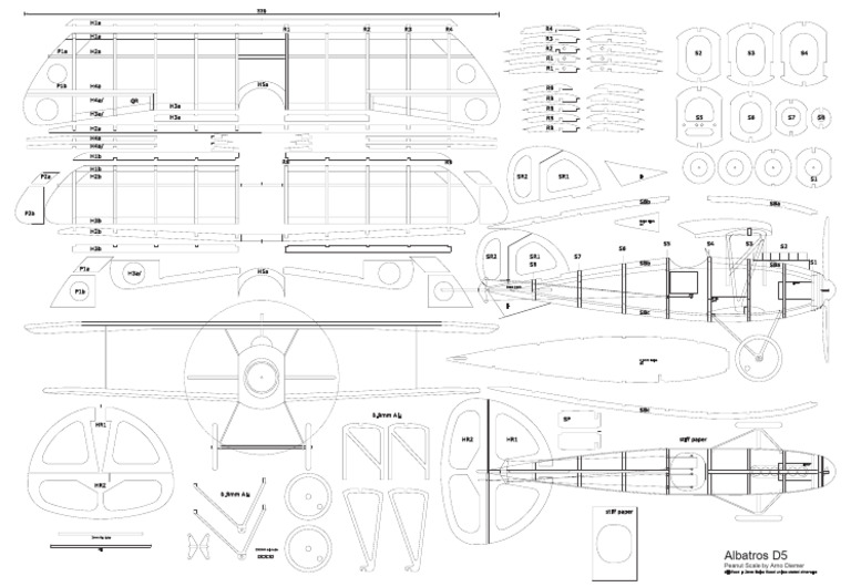 Albatros D5 Plan | PDF | Home & Garden