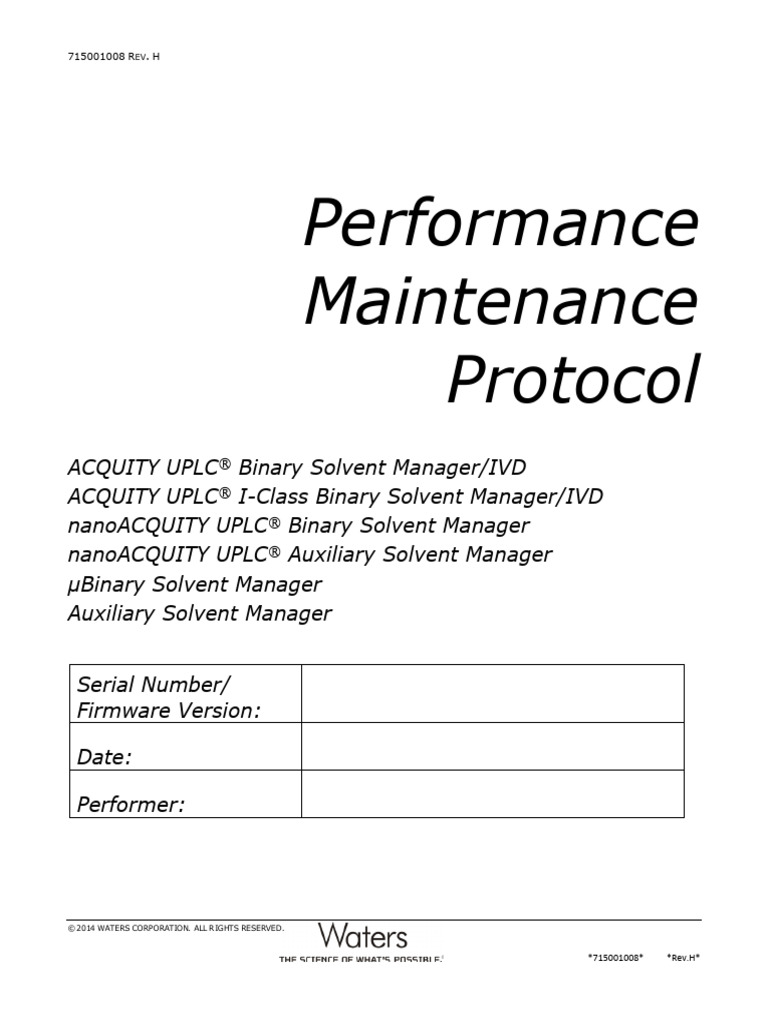 Binary protocol | PDF | High Performance Liquid Chromatography | Pump