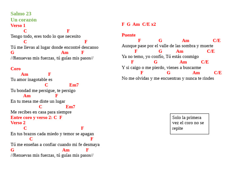 Salmo 23: Confianza y Descanso Divino | PDF | Poesía