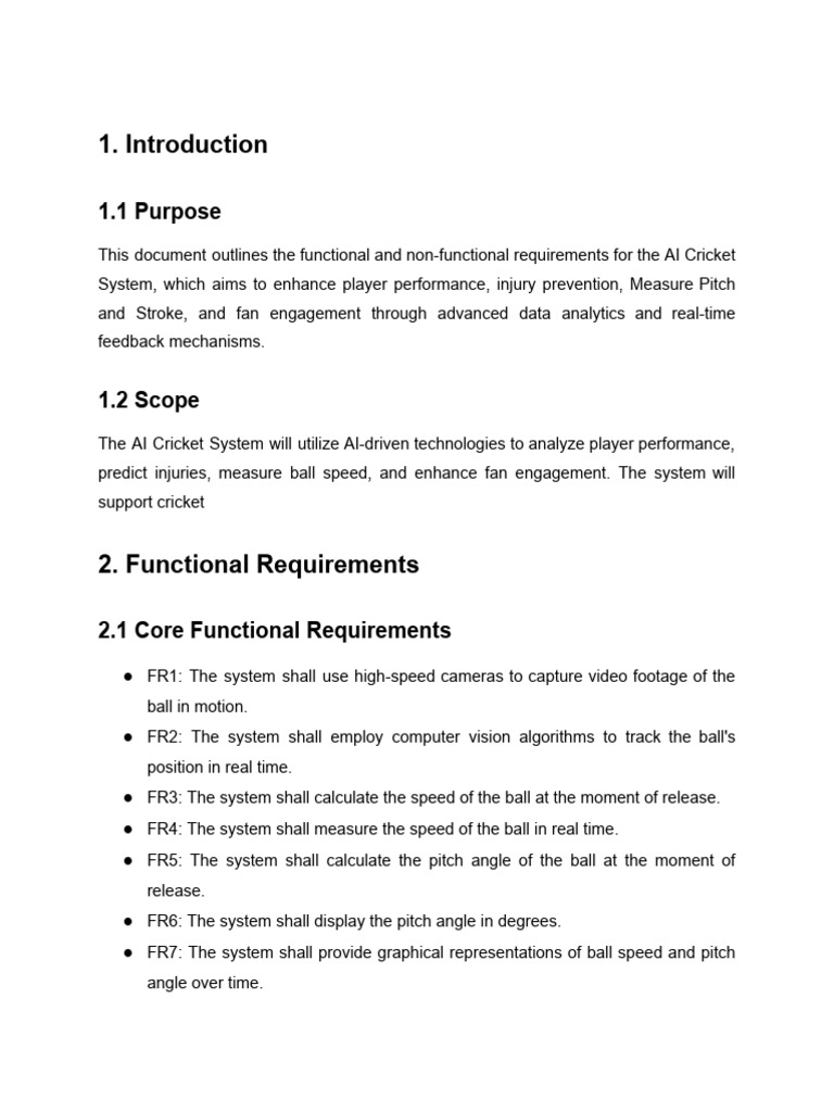 Cricket Ai Pdf Performance Indicator Information Technology