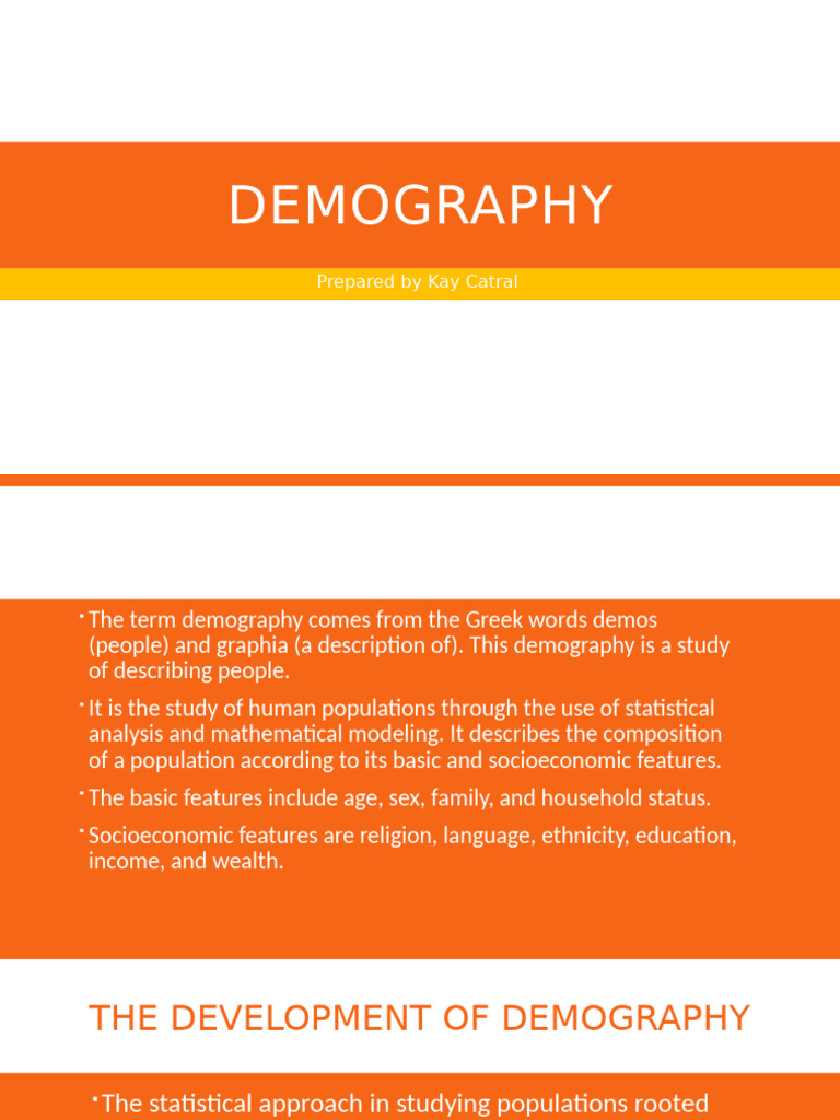 11 Demography | PDF | Demography | Population