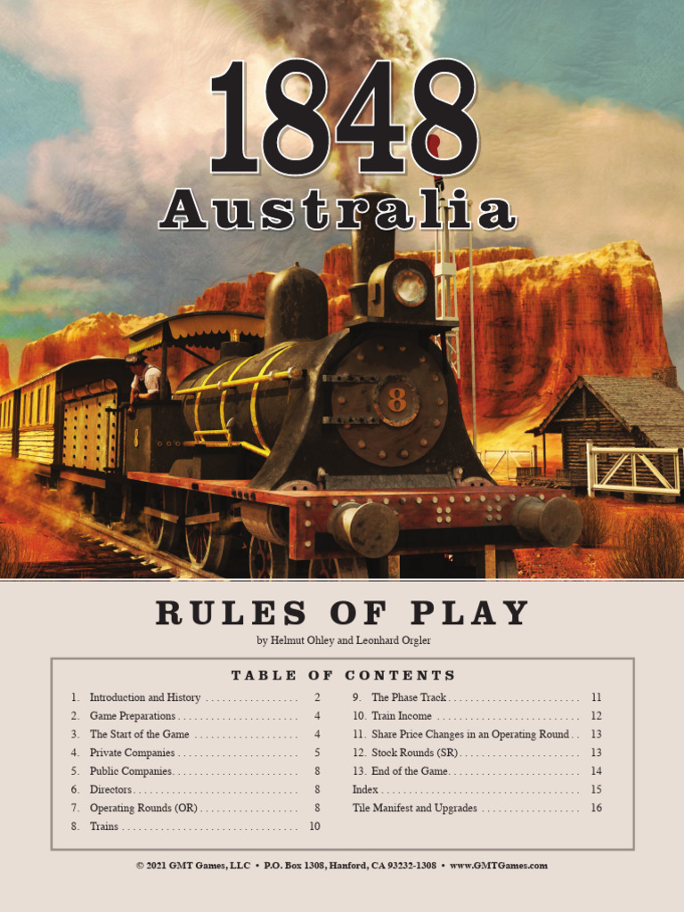 1848 Rules Final | PDF | Dividend | Stocks