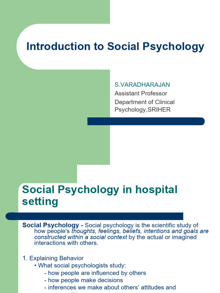 ALL 4 Units Advanced Social Psychology - 1 | PDF | Mental Disorder | Psychopathy