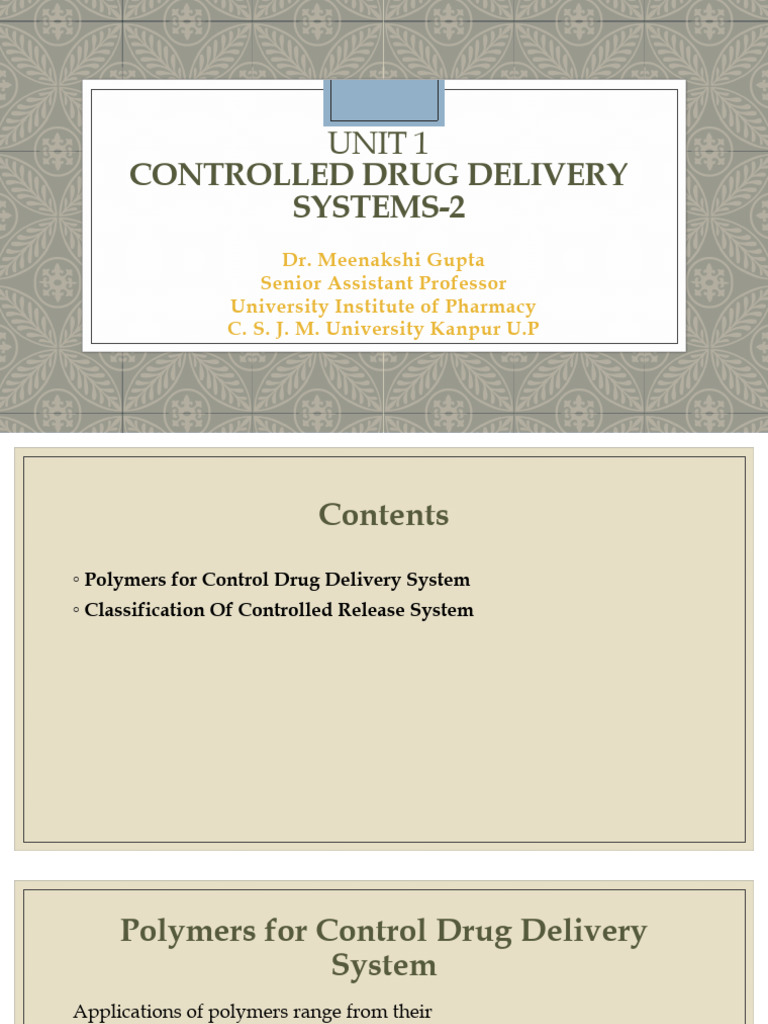 Cdds 2 Pdf Polymers Cell Membrane