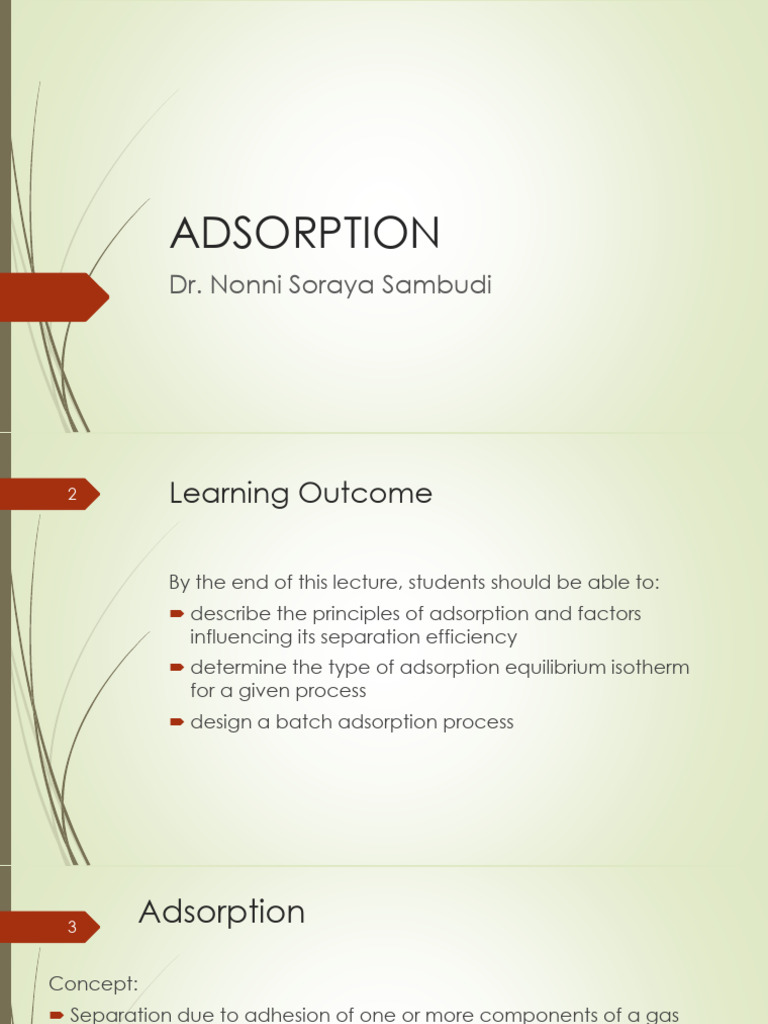 ADSORPTION (1) | PDF | Adsorption | Physical Chemistry