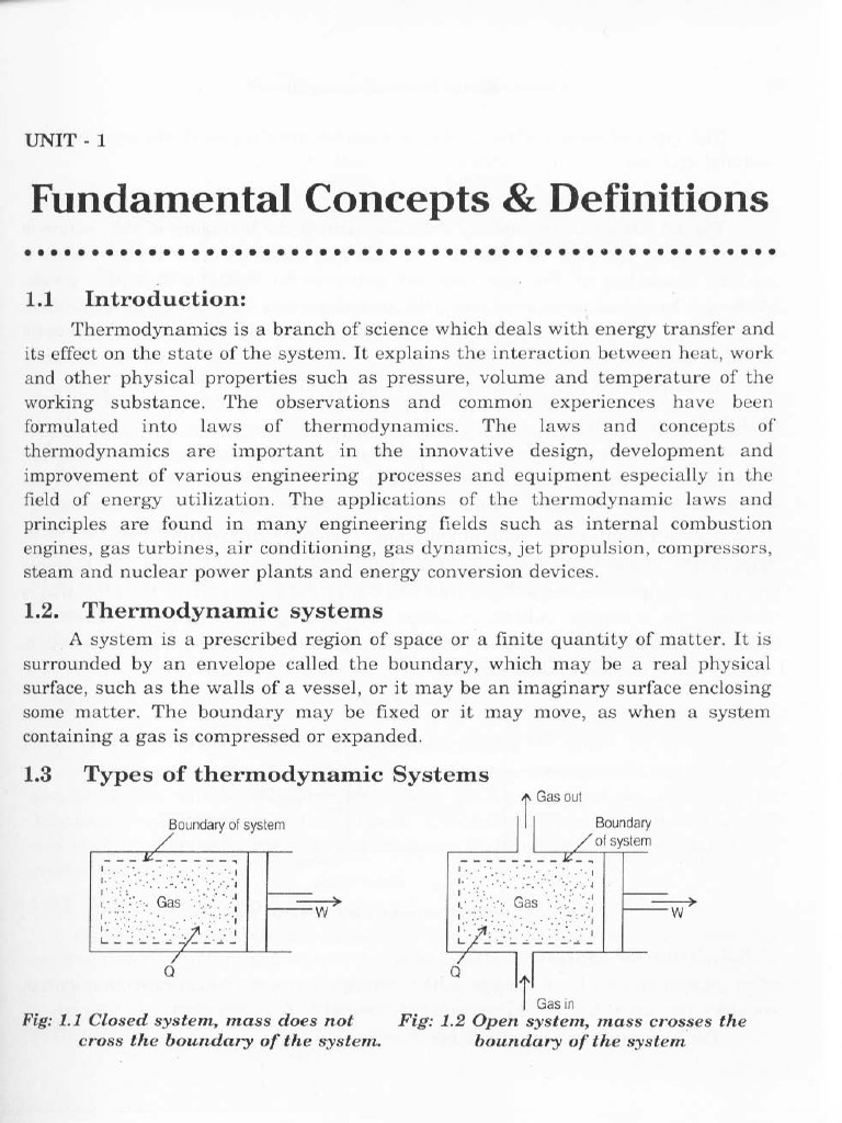 Basic Thermodynamics-Module-I | PDF
