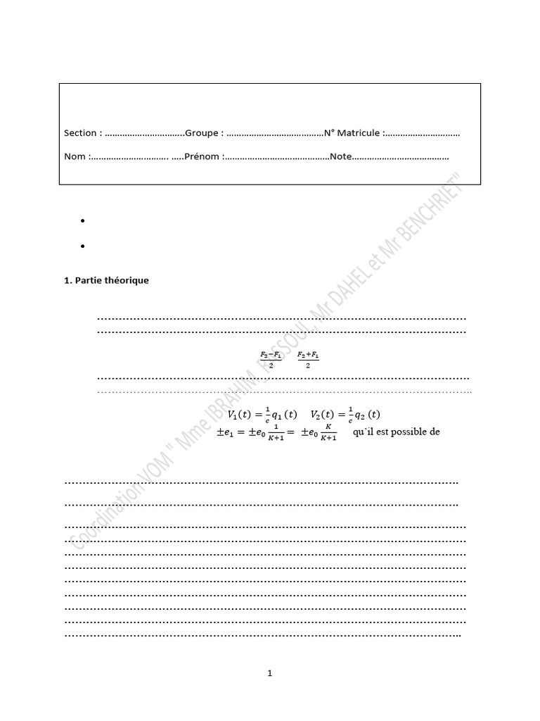CR TP3 Vom 2024 - 2025 | PDF | Sciences et mathématiques