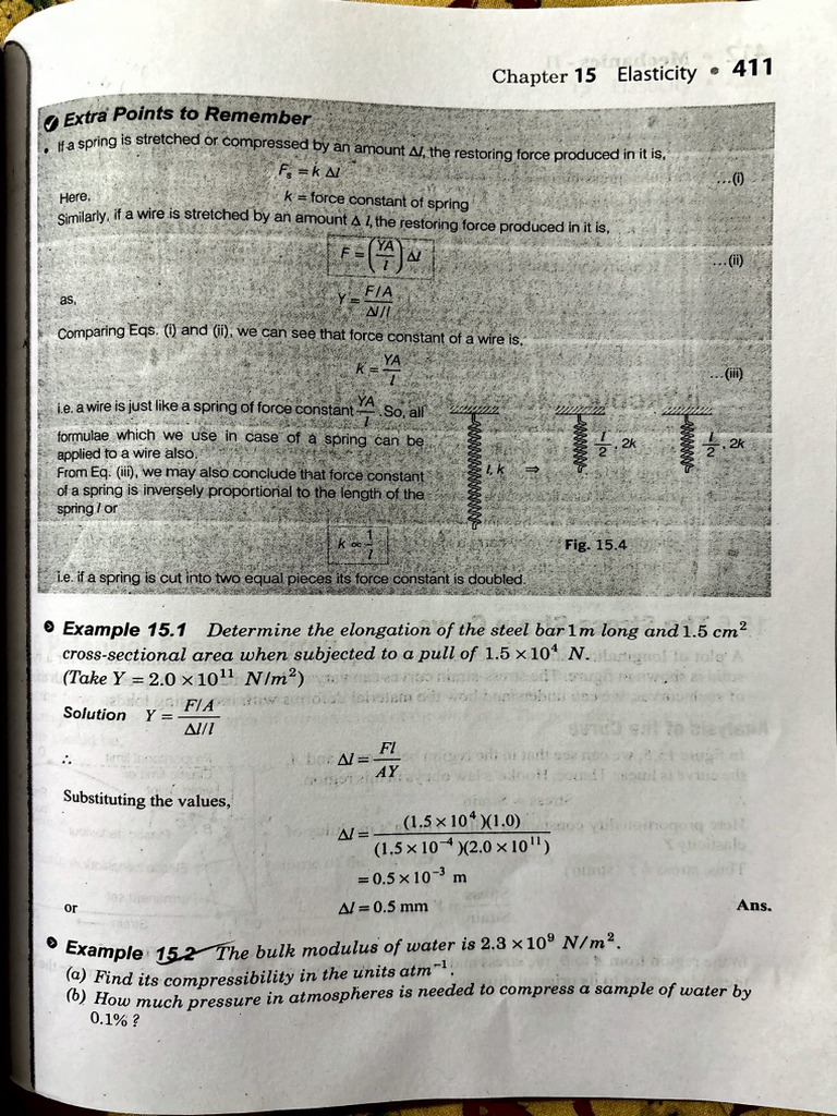 Questions Of Mechanical Properties Of Solid Pdf Young S Modulus