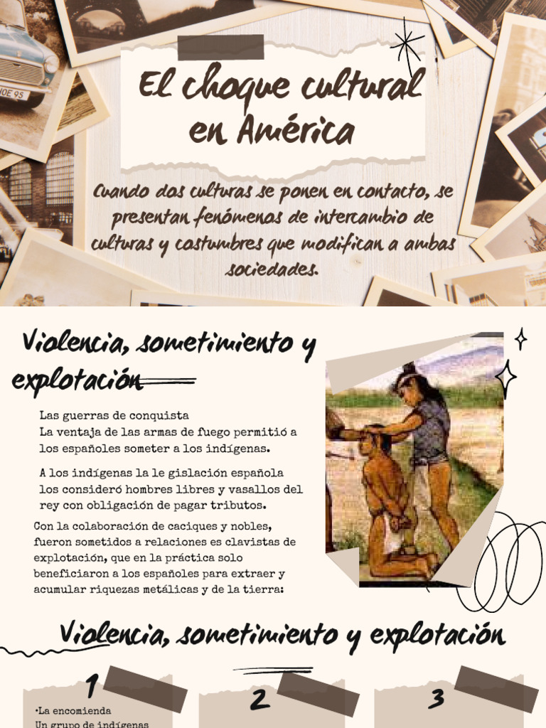 El Choque Cultural en América | PDF | Historia