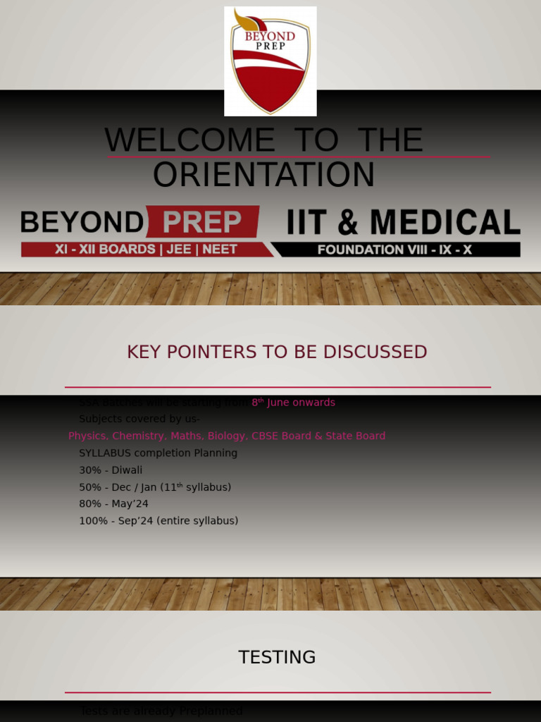 SSA Orientation: Key Guidelines & Schedule | PDF