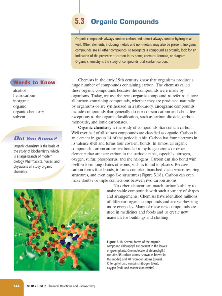 BC10TEXTCH05 Sec3 | PDF | Chemistry | Organic Chemistry
