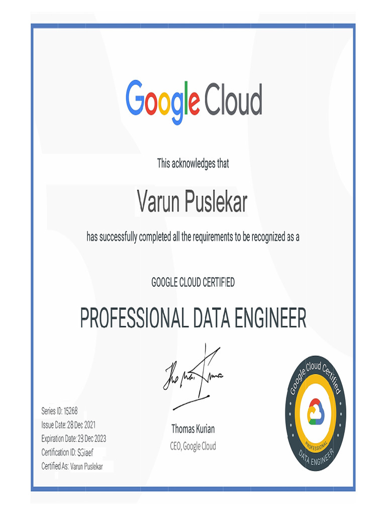 GCP Data Engineer | PDF