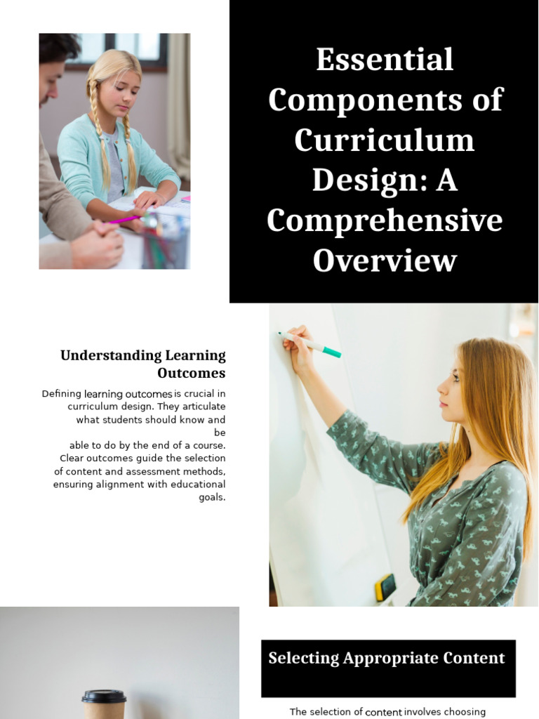 Unit 2essential Components of Curriculum Design A Comprehensive ...