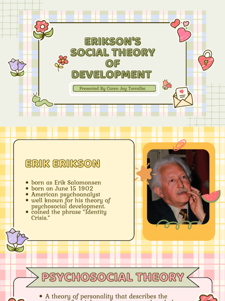 Erikson's Social Theory of Development | PDF | Identity (Social Science ...
