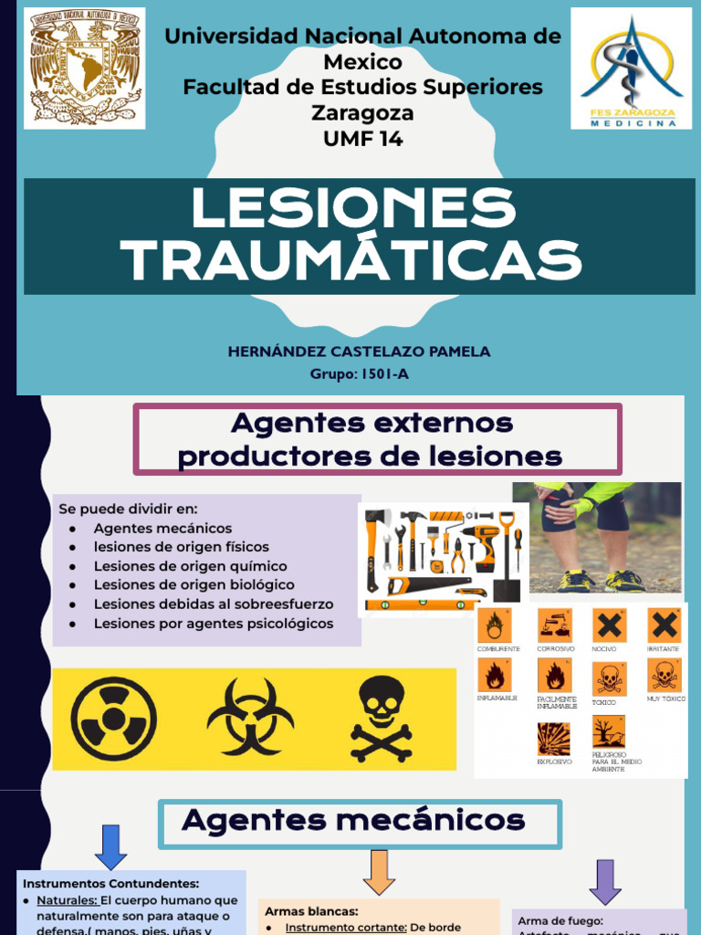 Lesiones Traumaticas | PDF | Quemar | Articulación