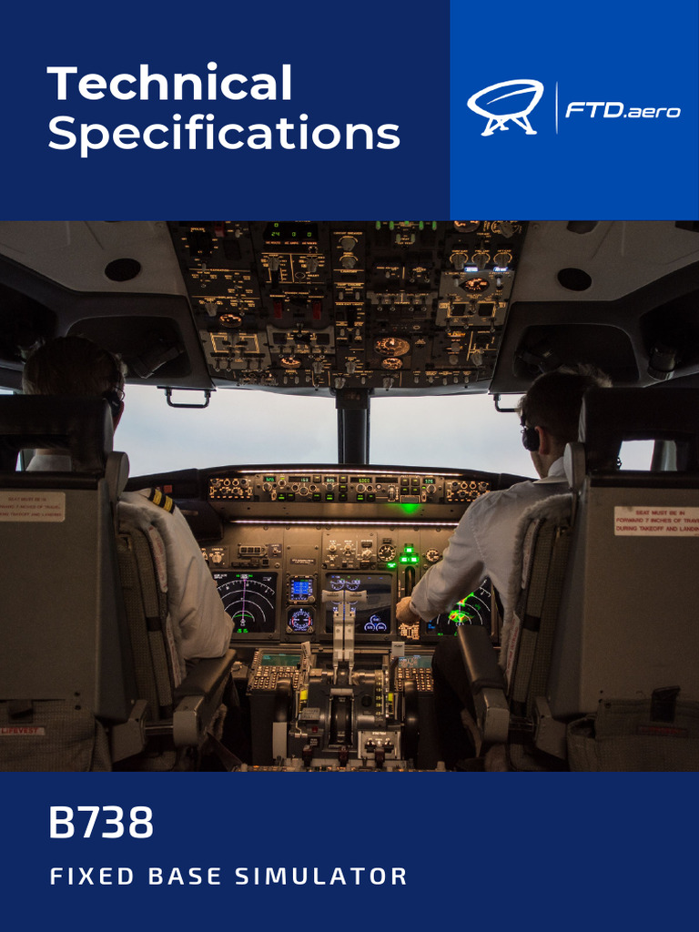 B738 Fixed Base Simulator Specs | PDF | Aircraft Flight Control System ...
