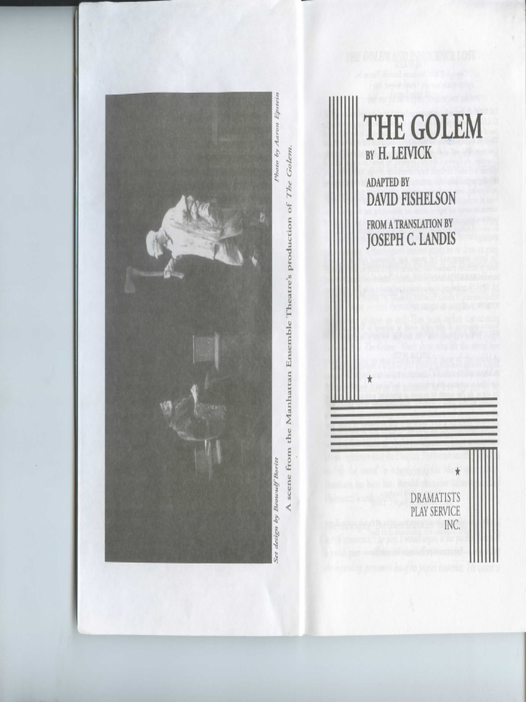 Golem | PDF | Art | Classics