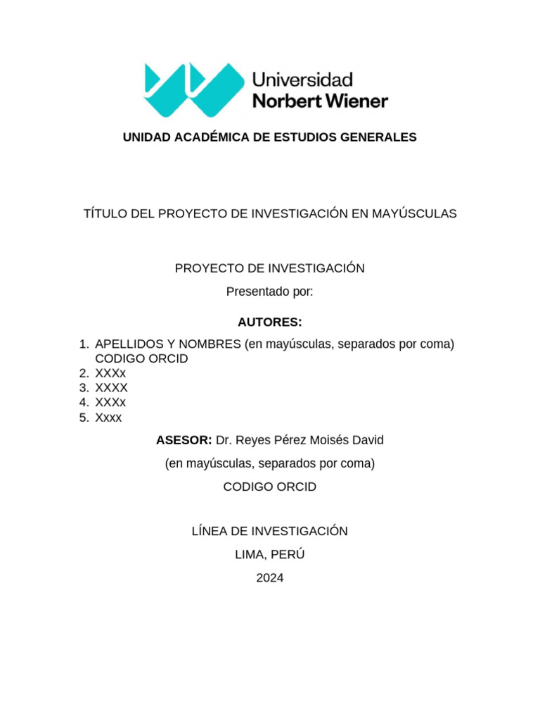 Plantilla para Proyecto de Investigación - Cyd 2208-1-1 | PDF | Validez (Estadísticas) | Cognición