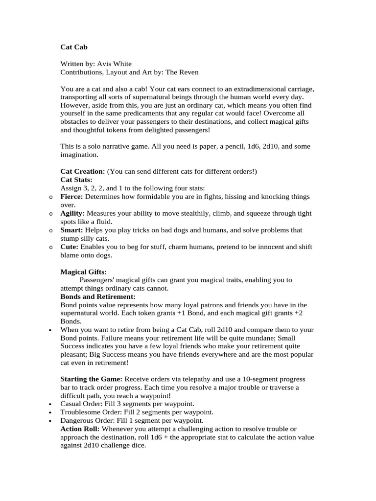 Cat Cab (8月6日20点55) | PDF