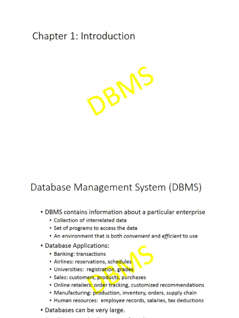 CH 1 Introduction | PDF