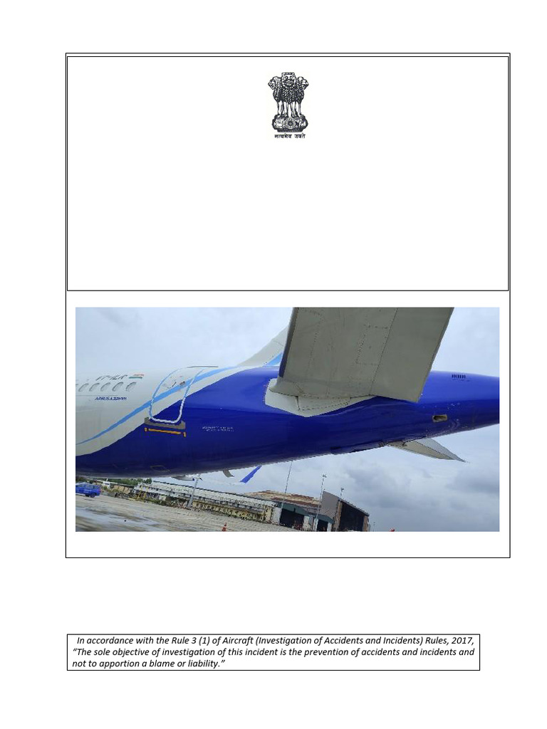 Final Report VT-ILR Tail Strike | PDF | Flight Recorder | Aviation