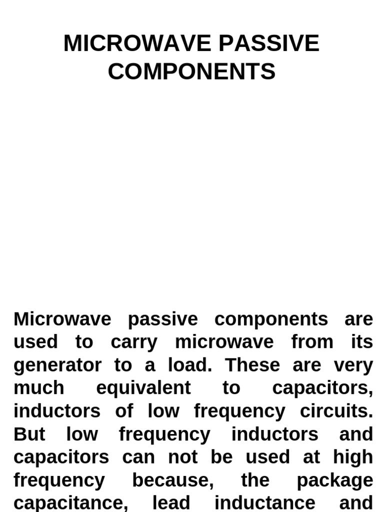 Passive Components-Reciprocal | PDF | Computer Engineering ...