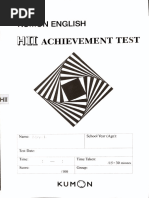 Kumon Math Levels | PDF | Function (Mathematics) | Equations