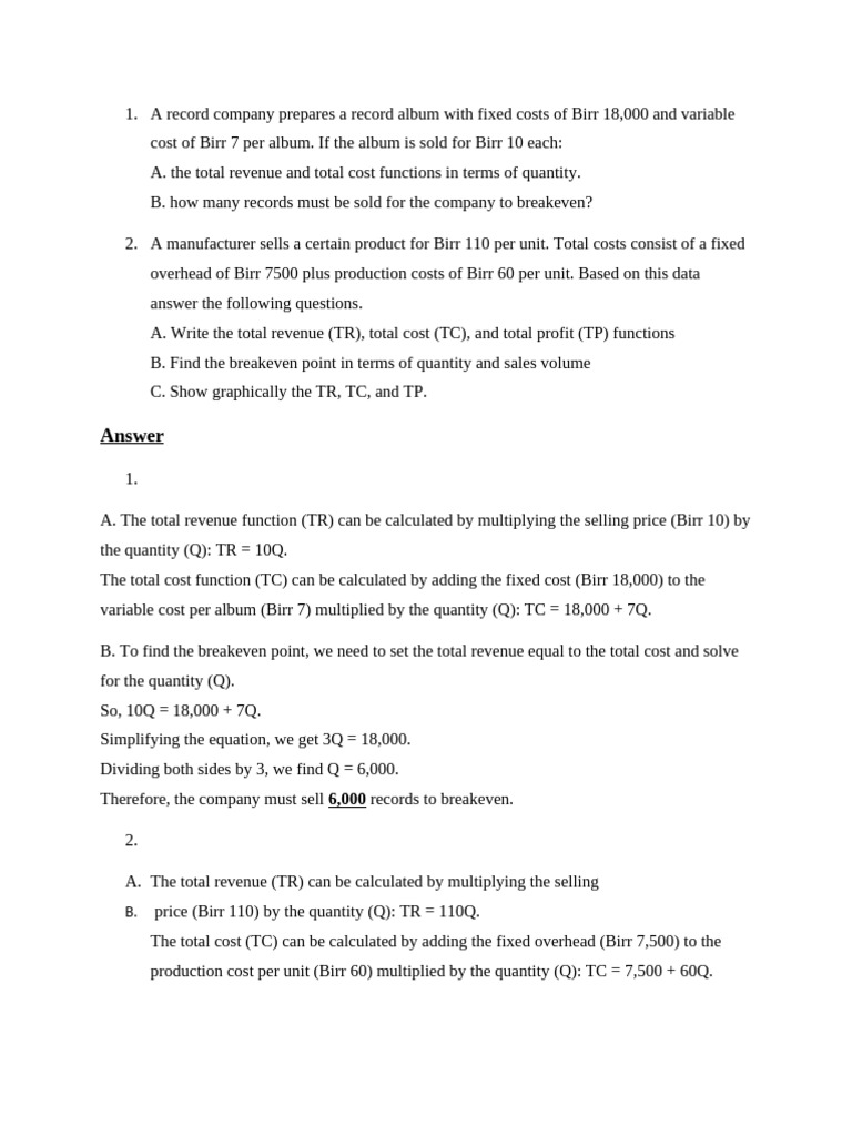 Asignment (1) | PDF | Business Economics | Financial Accounting