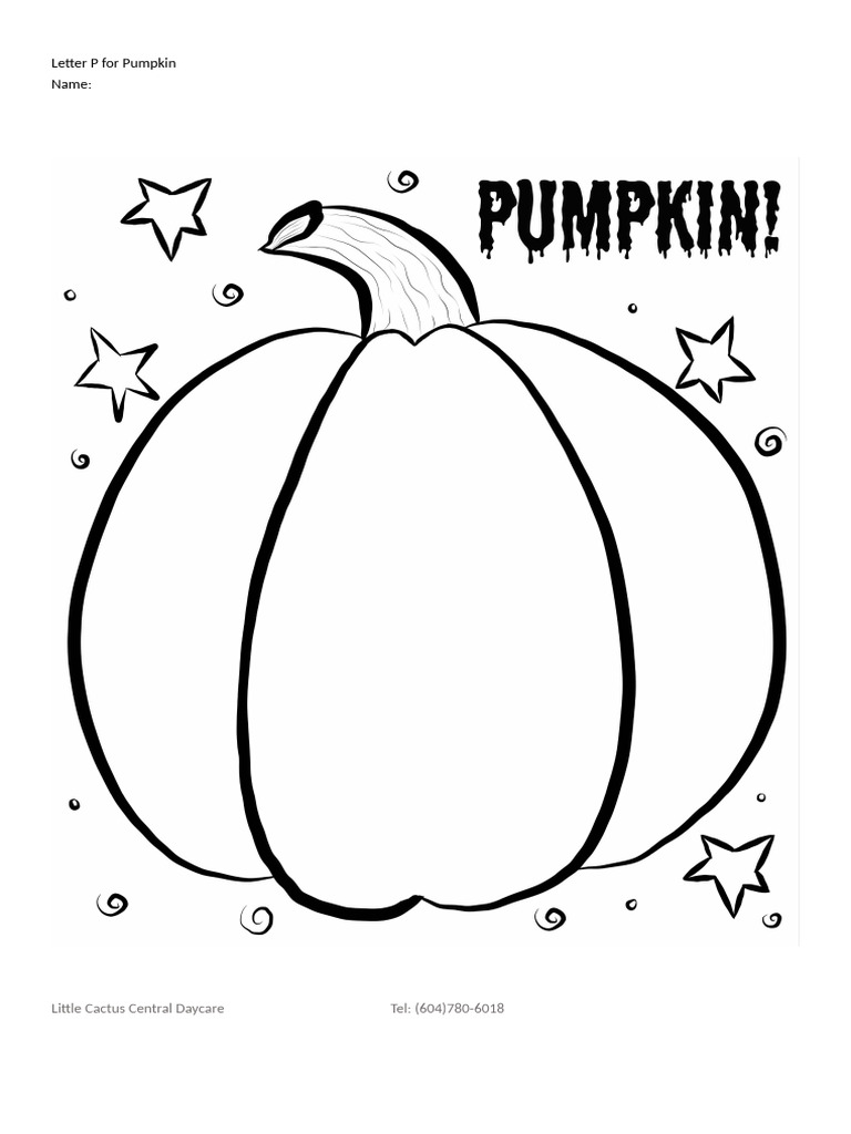 Letter P for Pumpkin | PDF