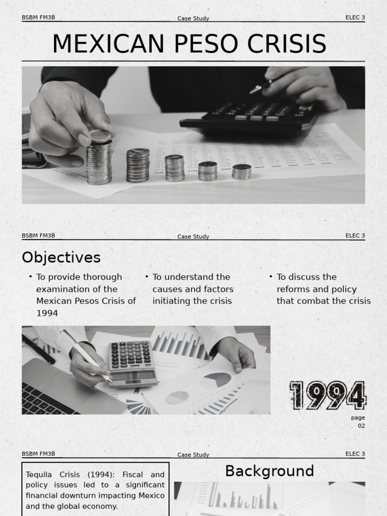Mexican Peso Crisis of 1994 FM3B | PDF | Finance & Money Management