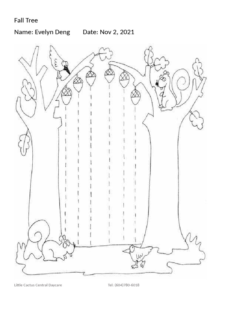 Fall Tree Projects at Little Cactus | PDF