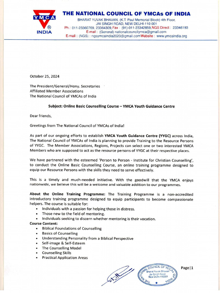 IBCC Circular 25.10.2024 | PDF