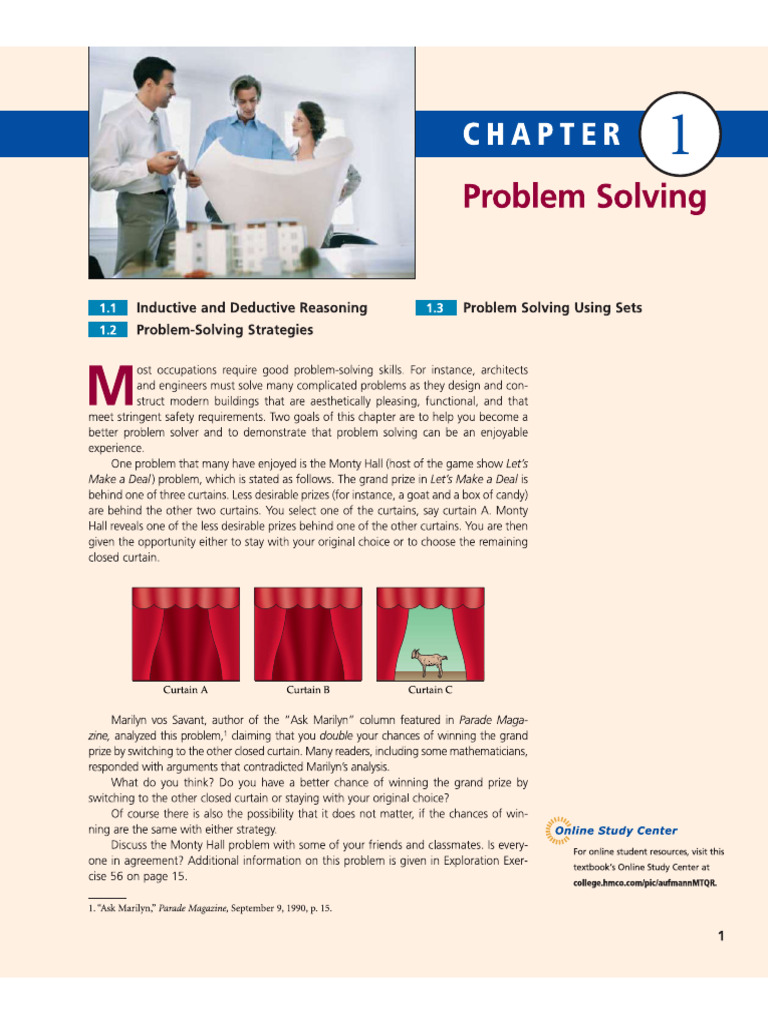Chapter 1 (Aufmann's Book) | PDF