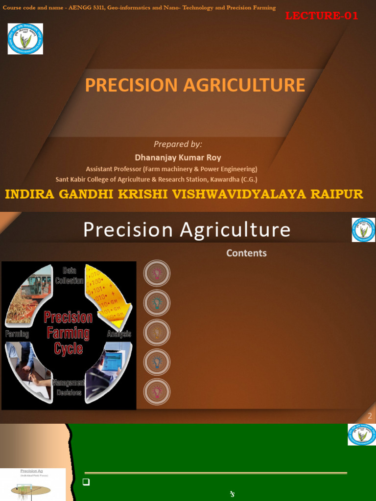Precision Agricultures | PDF | Agriculture | Earth Sciences