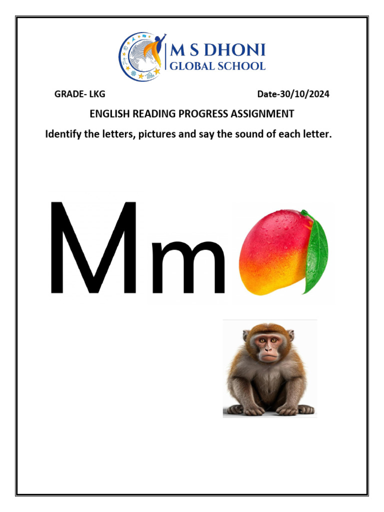 English Reading Progress (M, N. O, P | PDF