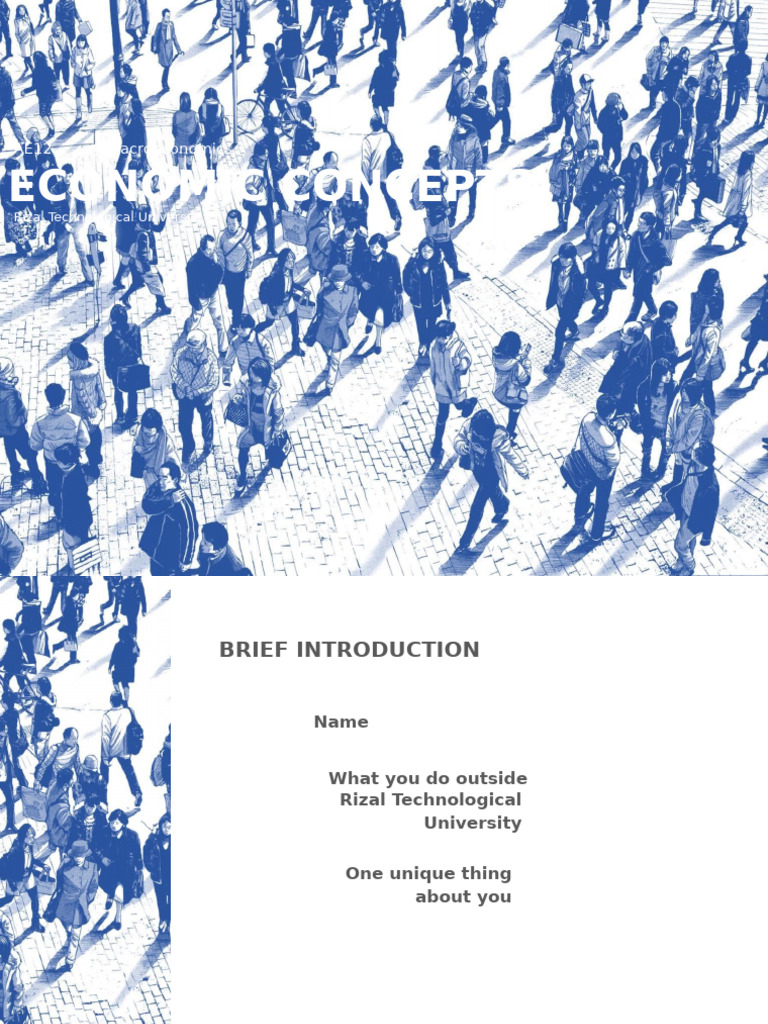Economic Concepts Overview at RTU | PDF | Economics | Economies
