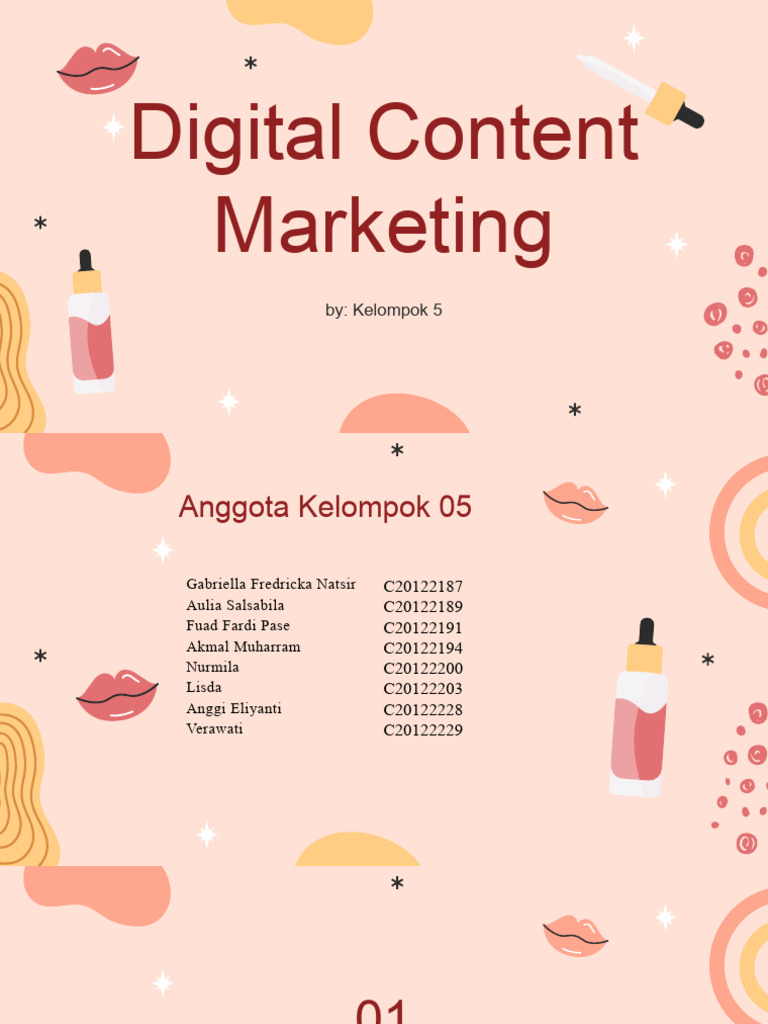 Analisis Digital Content Marketing Kel.5 - Compressed | PDF