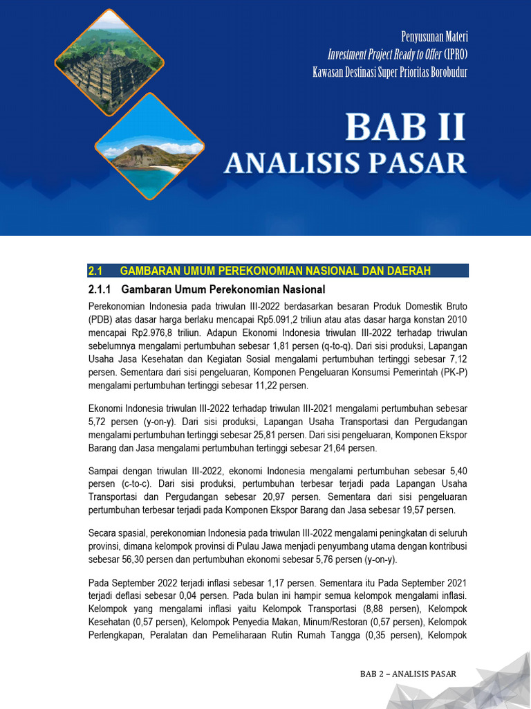 Bab 2 Analisis Pasar ( (Fix) ) | PDF
