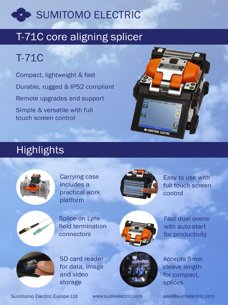 T-71C Brochure p1 TZA039DO0002-02 | PDF