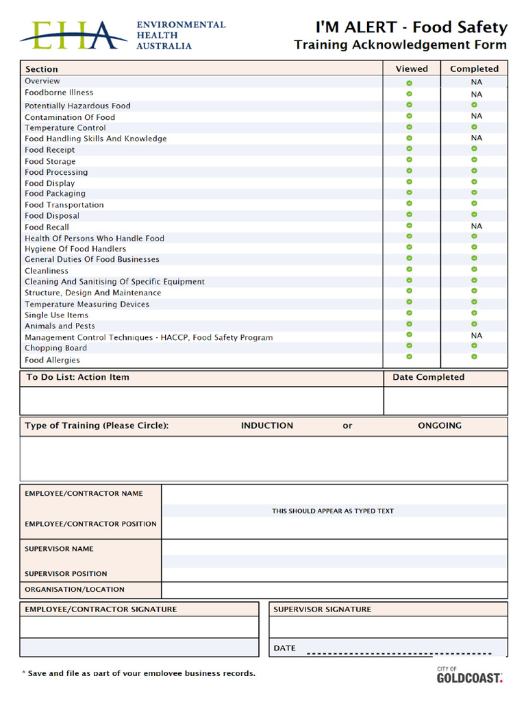 India Ashby Acknowledgement Form 60513 | PDF