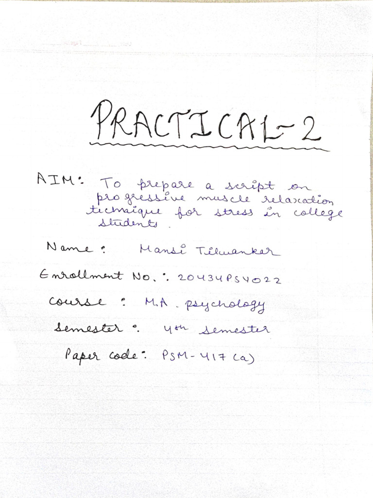 Practical 2 (PMR) | PDF