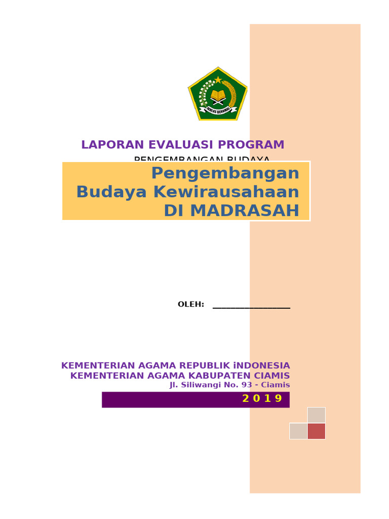 3.5.3.1 Format Evaluasi Prog. Pengembangan Kewirausahaan | PDF | Bisnis